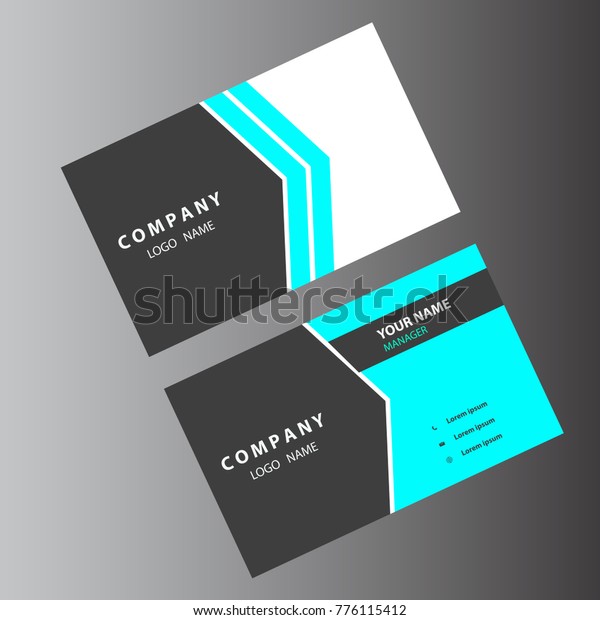 Business Card Light Colors : image vectorielle de stock (libre de ...