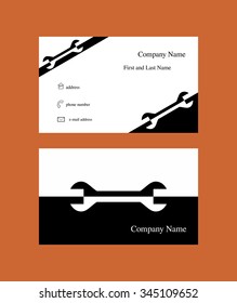 Elegant Business Card Drop Shaped Logo Stock Vector (Royalty Free ...