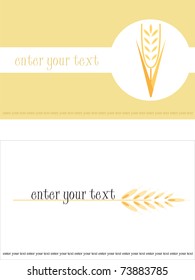 4,721 Wheat business card Images, Stock Photos & Vectors | Shutterstock