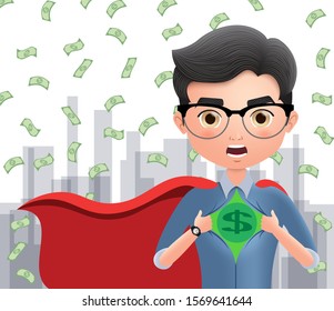 Business Character Super Hero Vector Concept Stock Vector (Royalty Free ...