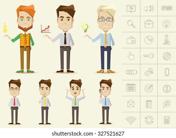 Business Characters Stock Vector (Royalty Free) 327521627 | Shutterstock