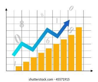 Business Chart Arrow Stock Vector (Royalty Free) 45571915 | Shutterstock