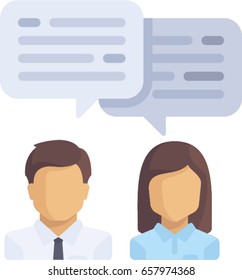 Business Chatting Stock Vector (Royalty Free) 657974368 | Shutterstock