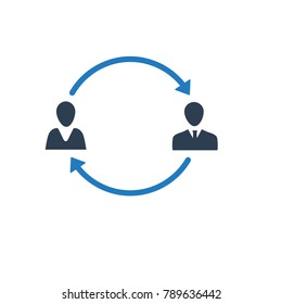 Business Collaboration Icon Stock Vector (Royalty Free) 789636442 ...