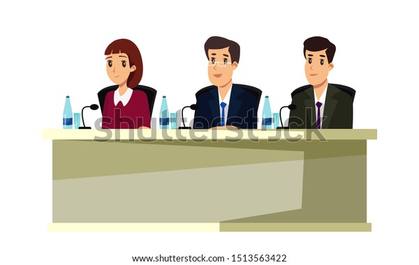 Business Commission Flat Vector Illustration People Stock Vector ...