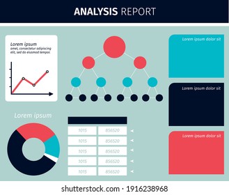 Business Company Analysis Data Report Infographic Stock Vector (Royalty ...