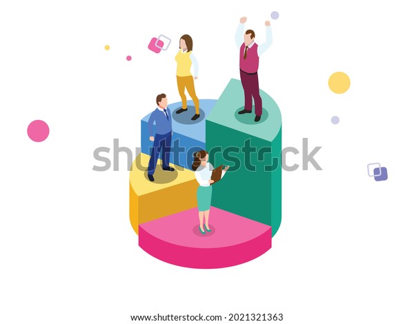 Business Competition Vector Concept Group Business Stock Vector ...