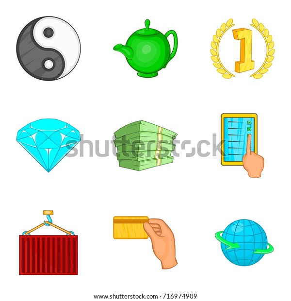 Business Condition Icon Set Cartoon Set Stock Vector (Royalty Free ...