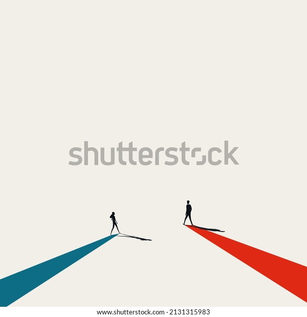 Business Convergence Vector Concept Symbol Coming Stock Vector (Royalty ...