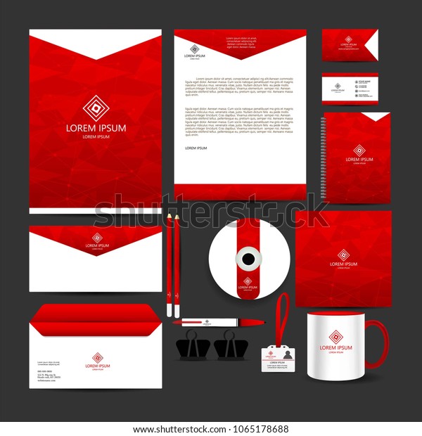 Business Corporate Kit Flyer: vector de stock (libre de regalías ...