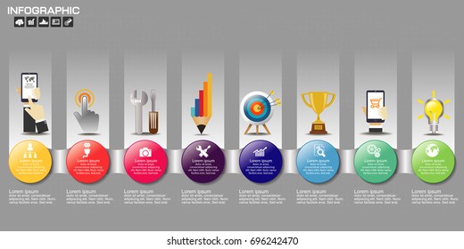 16,990 5 process flow infographics Stock Illustrations, Images ...