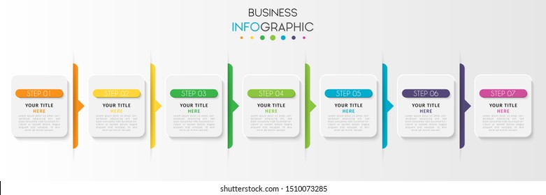 Business Data Visualization Infographic Process Chart Stock Vector ...
