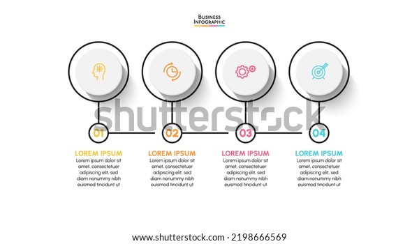 Business Data Visualization Timeline Infographic Icons Stock Vector Royalty Free 2198666569