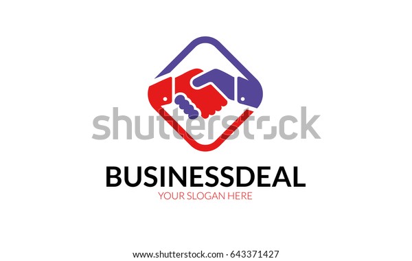 Business Deal Logo Stock Vector (Royalty Free) 643371427 | Shutterstock