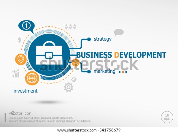 Business Development Marketing Concept Project Web: เวกเตอร์สต็อก (ปลอด ...