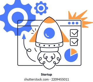 Business Development Process Product Innovation Creative Stock Vector ...