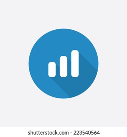 Business Diagram Chart Flat Blue Simple Stock Vector (Royalty Free ...