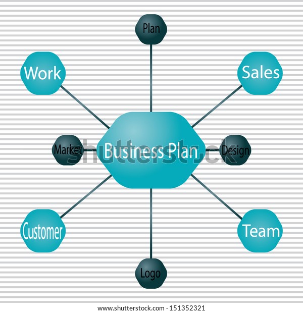 Business Diagram Templatevector 10: vector de stock (libre de regalías ...