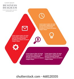 Business Diagram Triangle Stock Vector (Royalty Free) 468120335 ...
