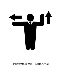 Business Direction Icon Vector Graphic Illustration Stock Vector ...