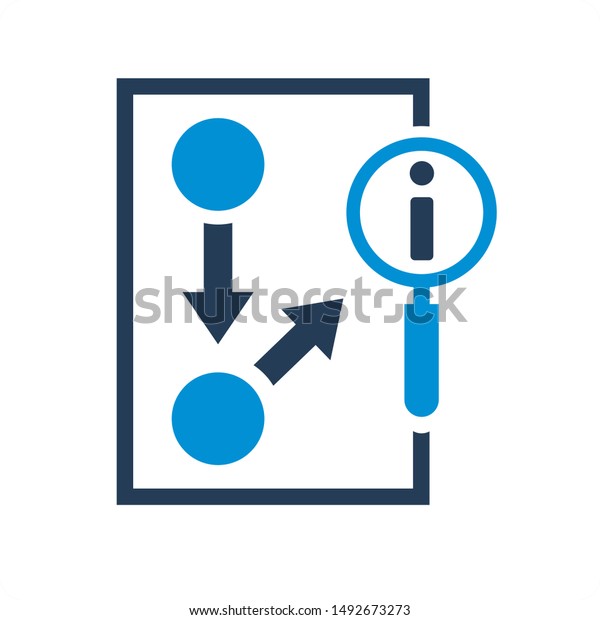 Business Direction Workflow Icon Concept Stock Vector (Royalty Free ...