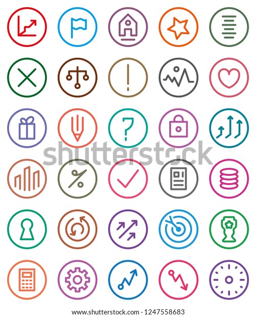 Business Economic Symbols Vector Stock Vector (Royalty Free) 1247558683 ...