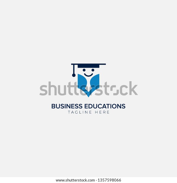 Business Education Logo Stock Vector (Royalty Free) 1357598066 ...