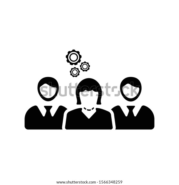 Business Expert Team Icon Support Team Stock Vector (Royalty Free ...