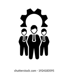 Modern Core Values Icon Team Three Stock Vector (Royalty Free ...