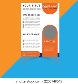 Business Flyer Design Template Client Citysylhet Stock Vector (Royalty ...