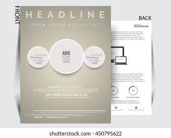 Business Flyer Info Graphic Vector Stock Vector (Royalty Free ...
