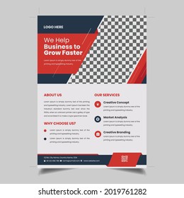 Business Flyer Leaflet Creative Corporate A4 Stock Vector (Royalty Free ...