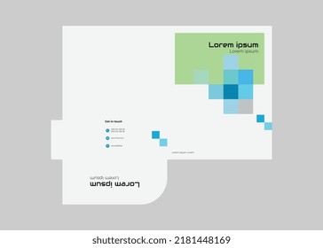Business Folder Files Design Layout Posting Stock Vector (Royalty Free ...