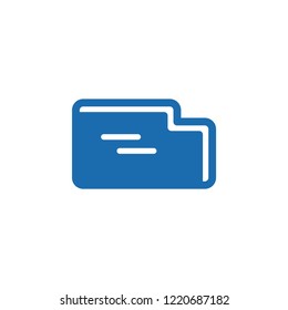Business Folder Icon Stock Vector (Royalty Free) 1220687182 | Shutterstock