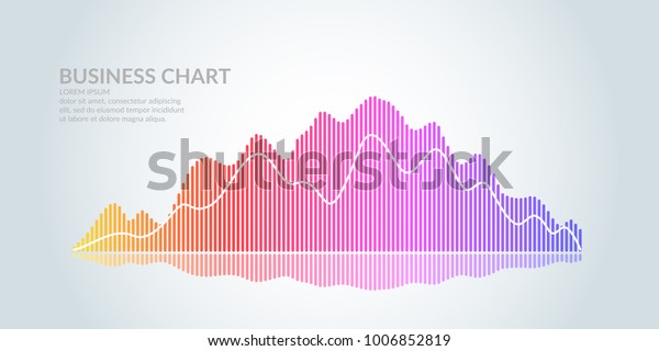 Business Graph On White Background Chart Stock Vector (Royalty Free ...