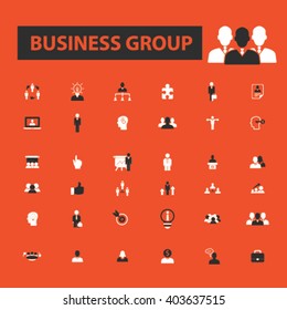 Business Group Icons Stock Vector (Royalty Free) 403637515