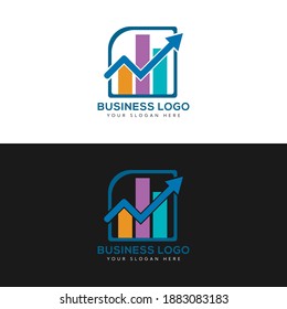 Business Growing Logo Design Vector Stock Vector (Royalty Free ...
