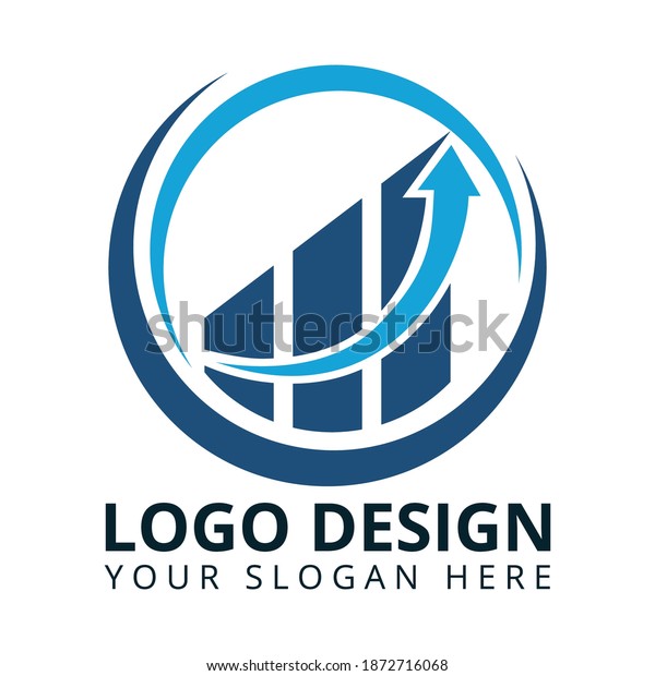 Business Growing Logo Design Vector Stock Vector (Royalty Free ...