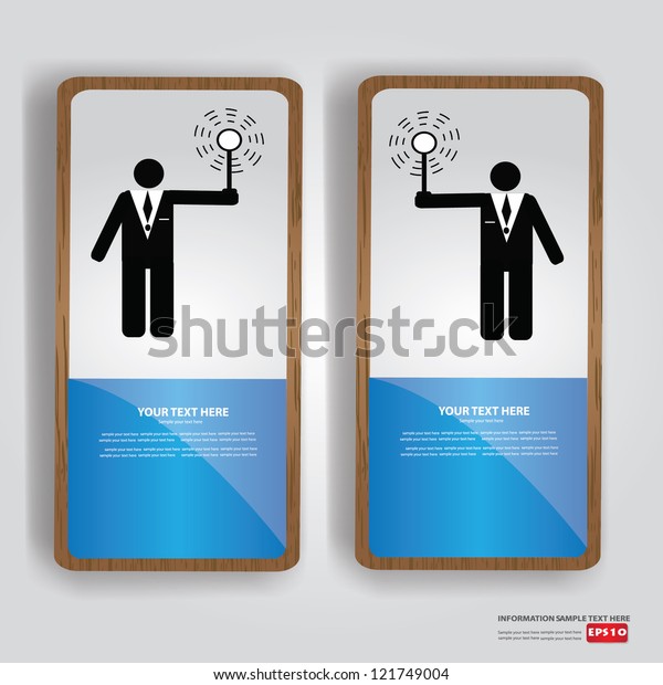 Business Human Bannervector Stock Vector (Royalty Free) 121749004 ...