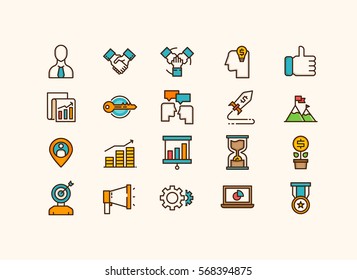 Design Collection Icons Set Stock Vector (Royalty Free) 568394872