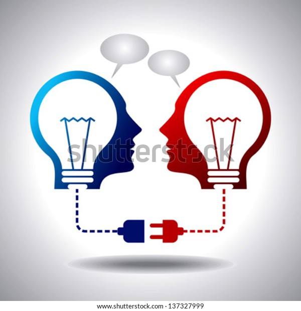 Business Idea Connection Stock Vector (Royalty Free) 137327999 ...