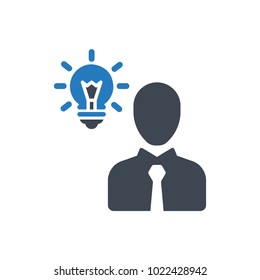 Smart Work Icon Idea Concept Vector Stock Vector (Royalty Free ...