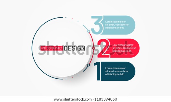 Business Infographic Process Chart Number Design Stock Vector (Royalty ...