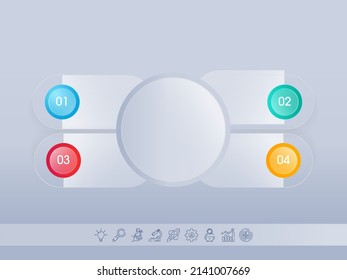 Business Infographic Timeline Template Layout 4 Stock Vector (Royalty ...