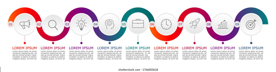 931 9 pointer infographic Images, Stock Photos & Vectors | Shutterstock