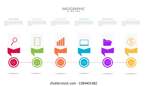 Business Infographics Graph Chart Vector Design Stock Vector (Royalty ...