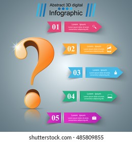 Business Infographics Question Mark Stock Vector (Royalty Free ...