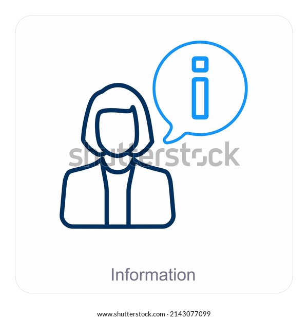 Business Information Icon Concept Stock Vector (Royalty Free ...