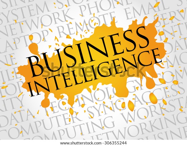 Business Intelligence Word Cloud Concept Stock Vector (Royalty Free ...