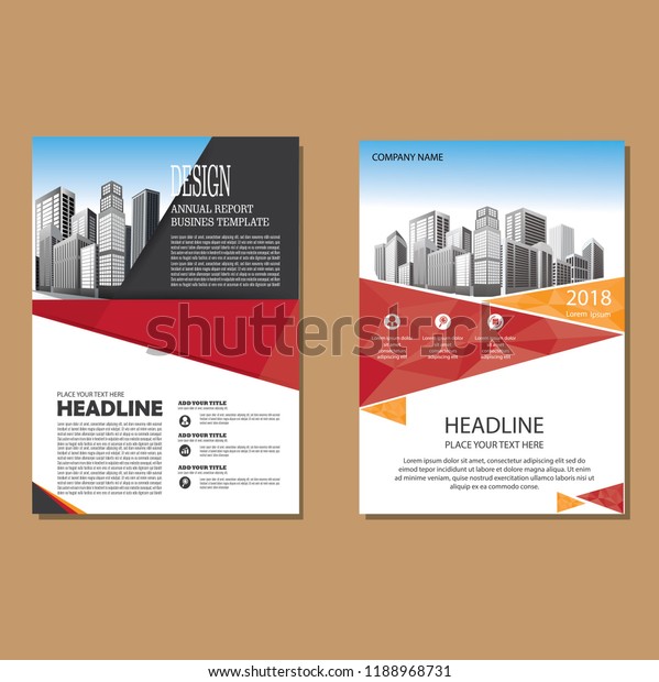 Business Layout Design Vector Template Illustration Stock Vector ...